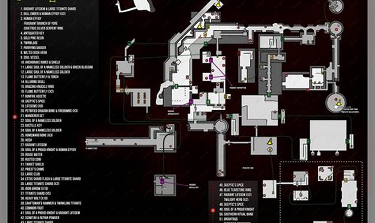 Guide: DS2 Lost Bastille Map - Secrets & Routes