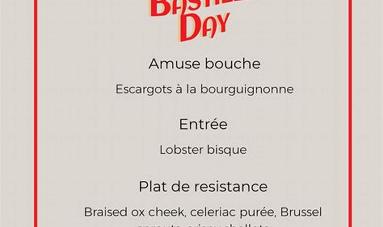 Celebrate! Traditional Bastille Day Menu Ideas & Recipes